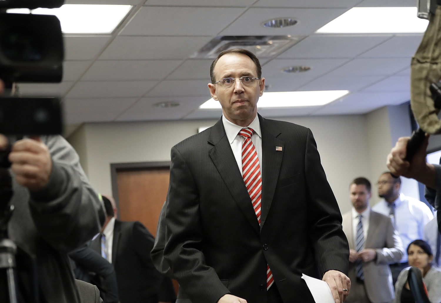 Before He Was Fired Comey Had Concerns About Rod Rosenstein Report