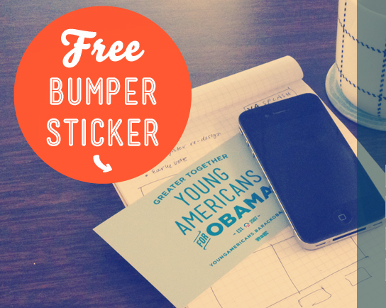 Obama campaign: Free stickers for young voters! - Washington Examiner