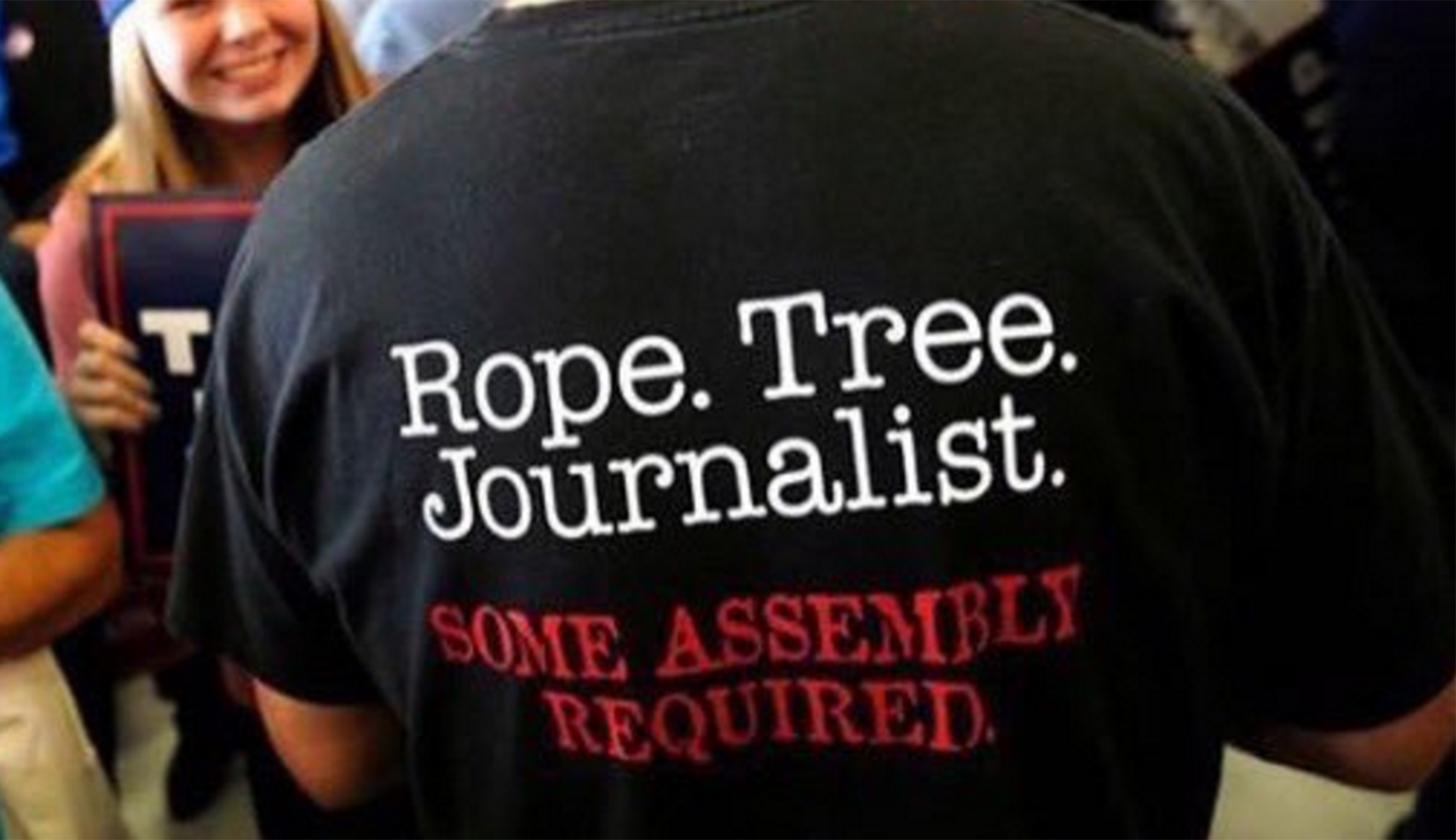 Walmart pulls controversial 'Rope. Tree. Journalist' T-shirt from ...