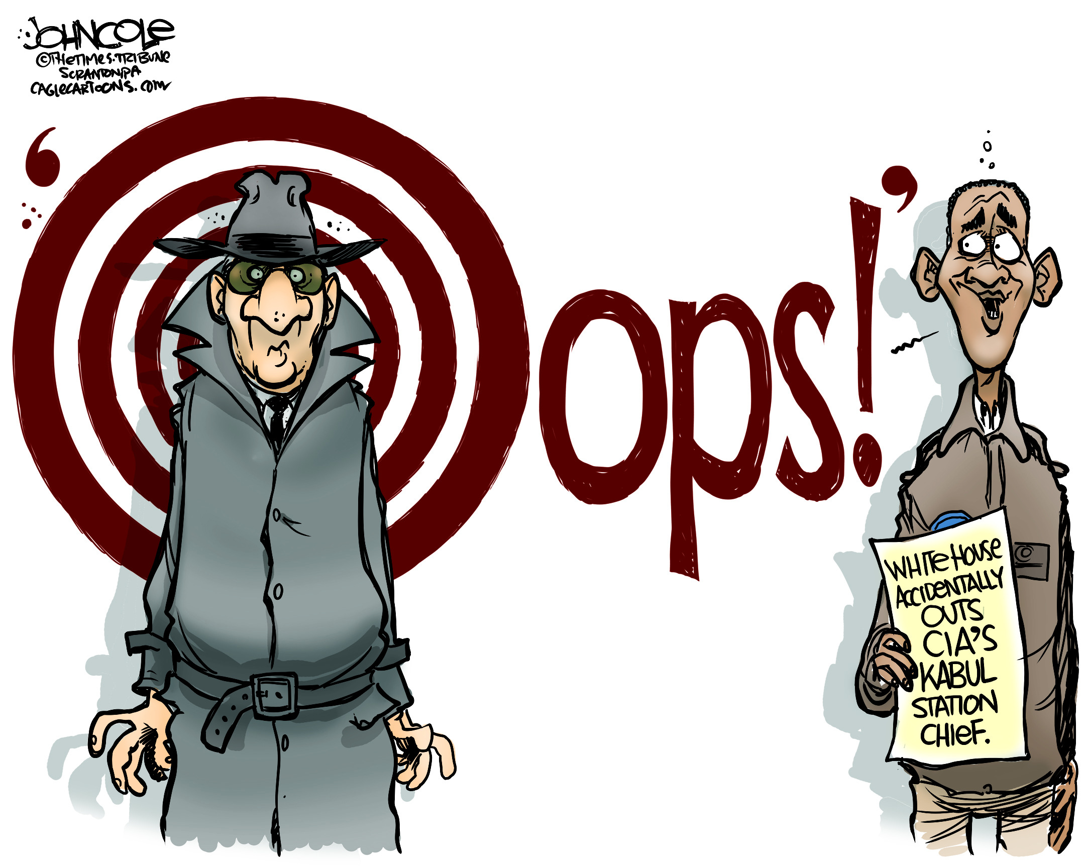 Editorial Cartoon: Oops - Washington Examiner