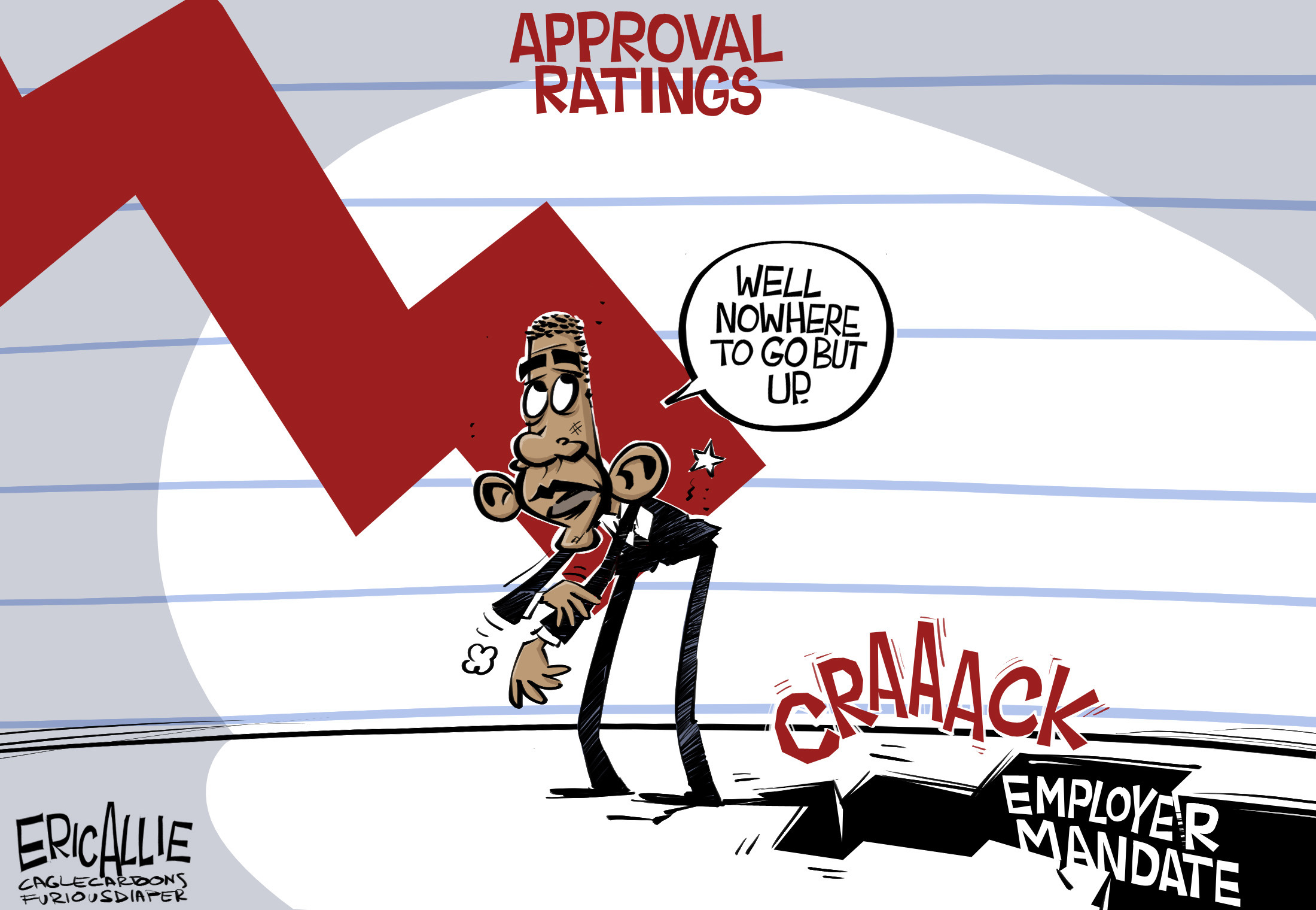 Editorial cartoon: Approval ratings - Washington Examiner