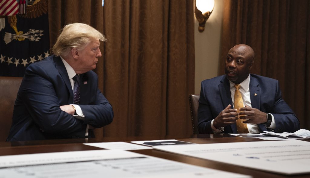 Tim Scott gets Trump’s 'complete and total endorsement' - Washington ...