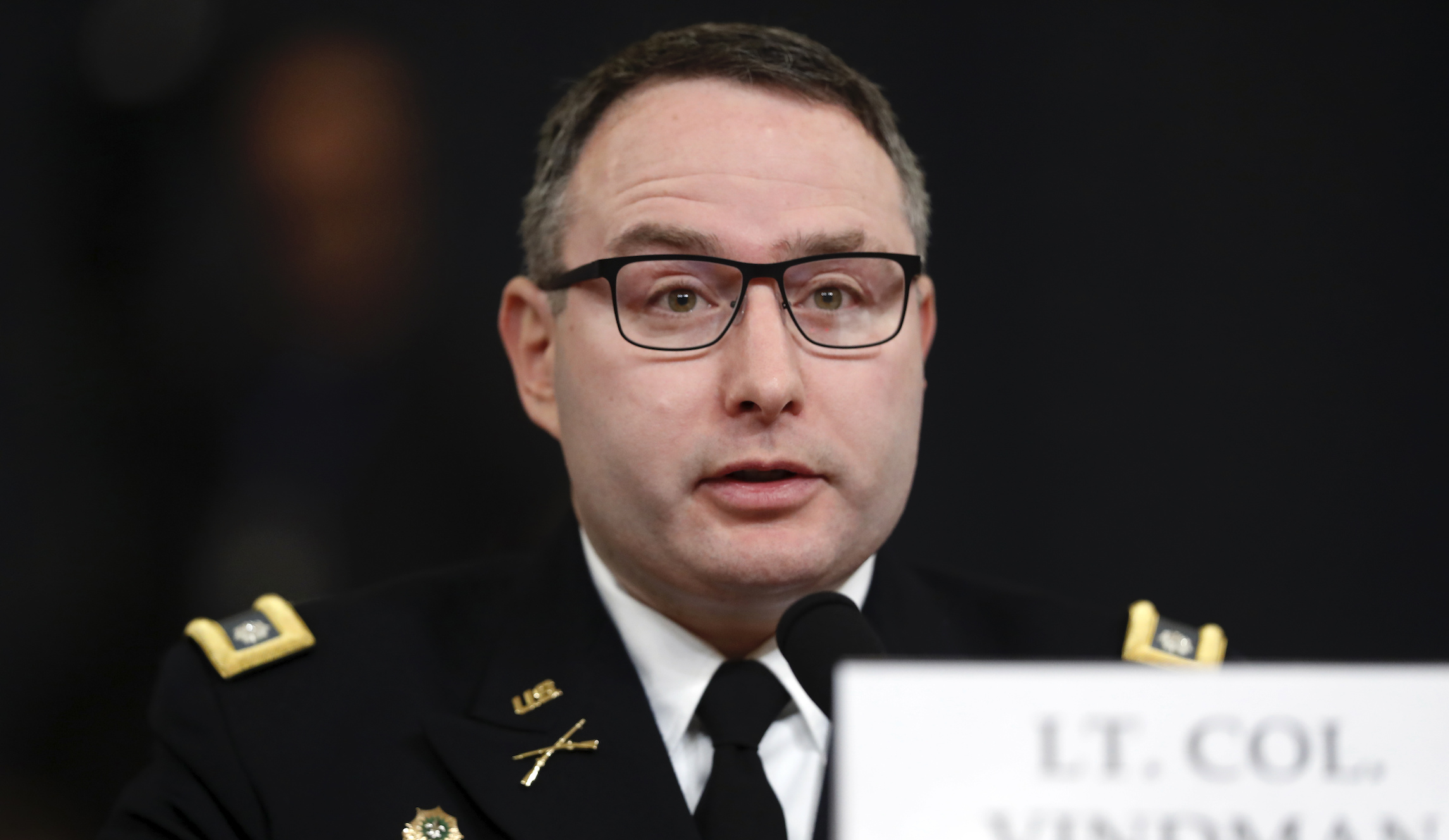 WATCH: Emotional Vindman addresses 'Dad' during Trump impeachment ...