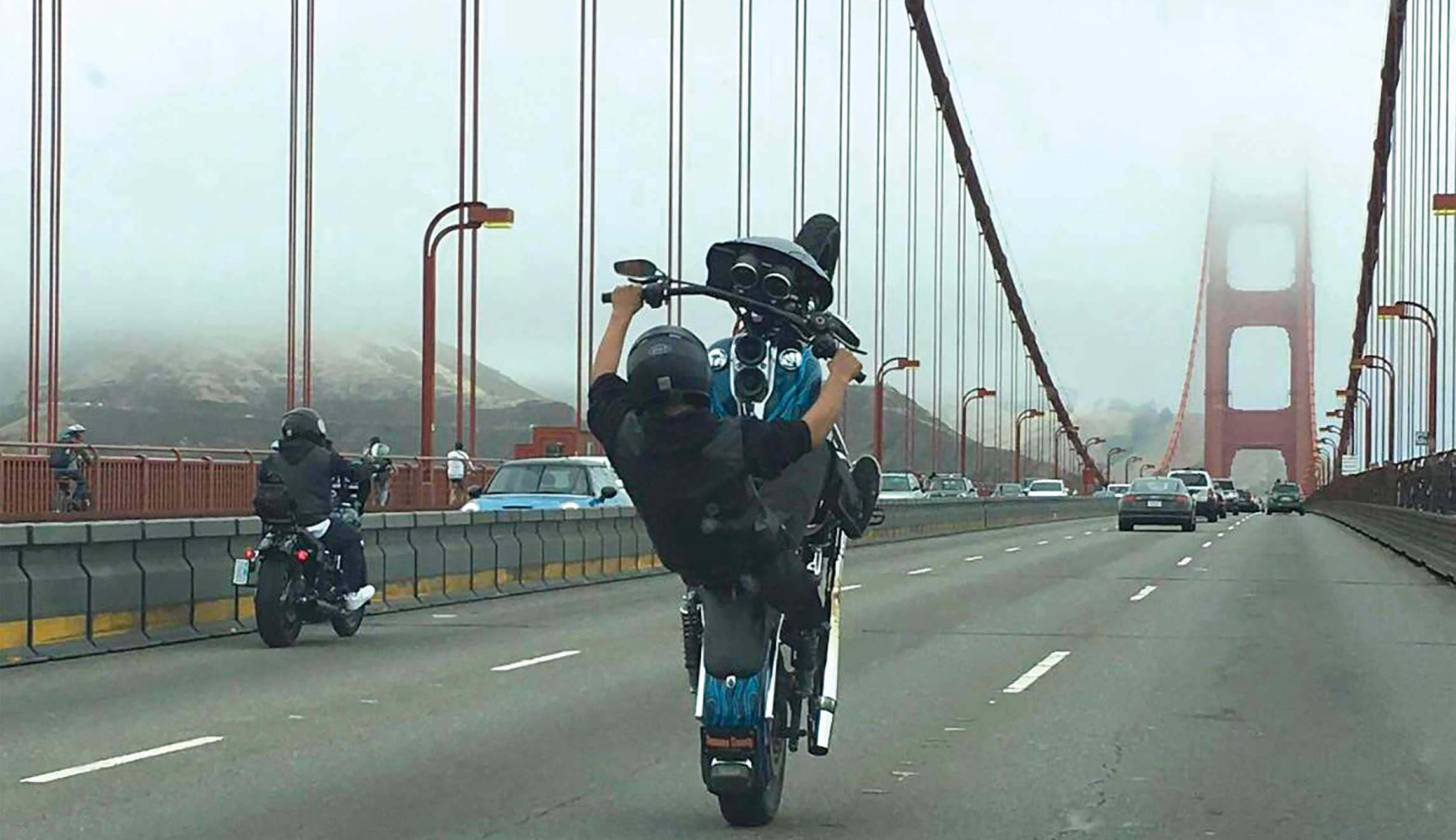 Welcome to the sideshow: Rowdy motorcyclists stall San Francisco’s Bay ...