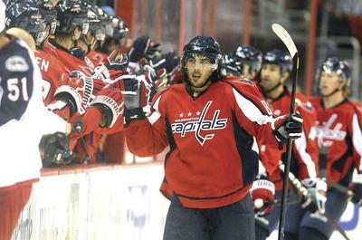 Caps’ Perreault making a claim on roster spot - Washington Examiner