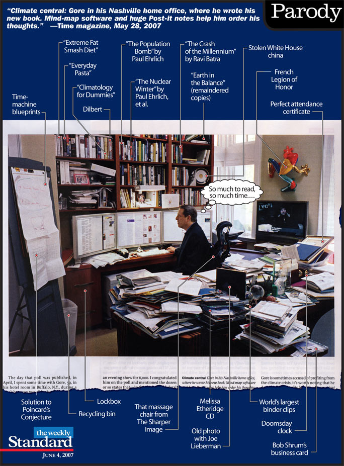 Al Gore’s home office. - Washington Examiner