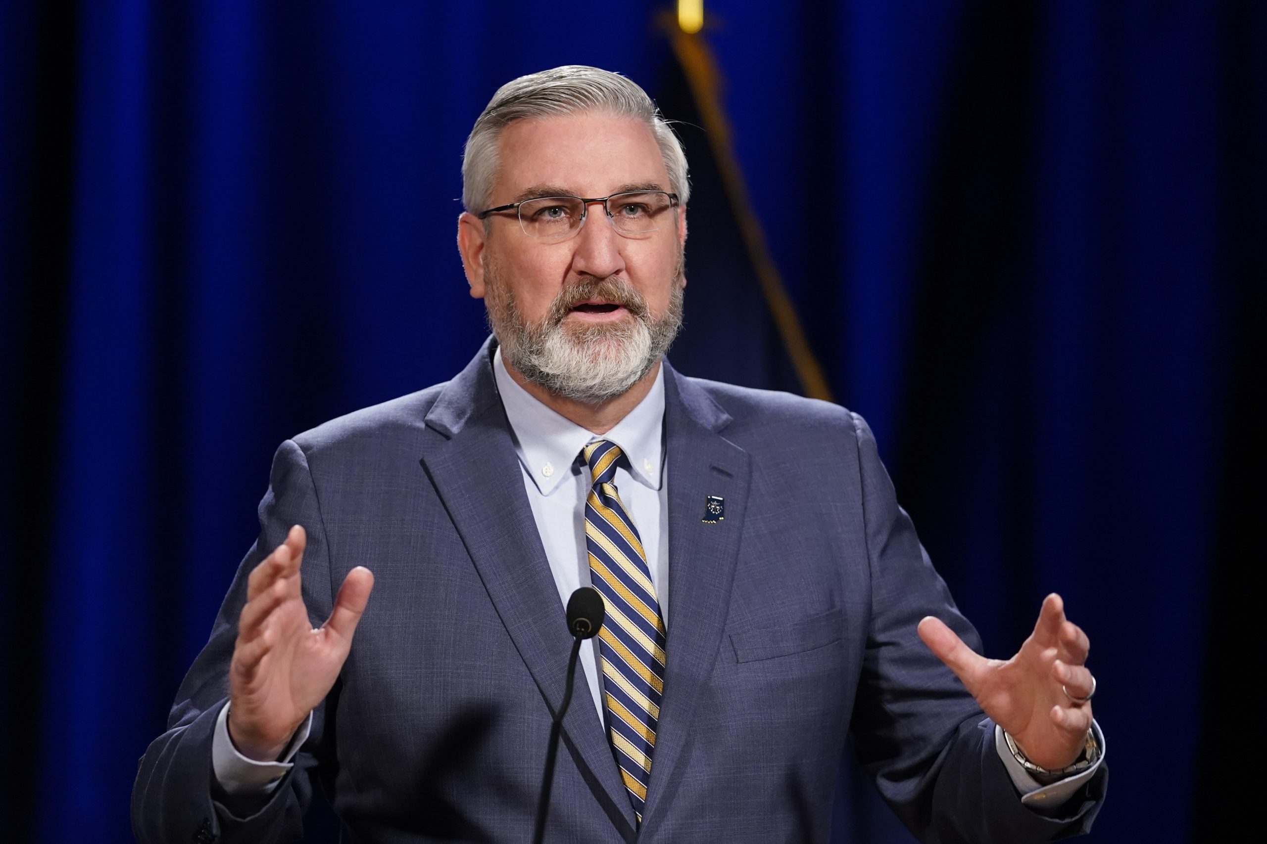 Indiana Governor Eric Holcomb out of hospital after pneumonia treatment ...