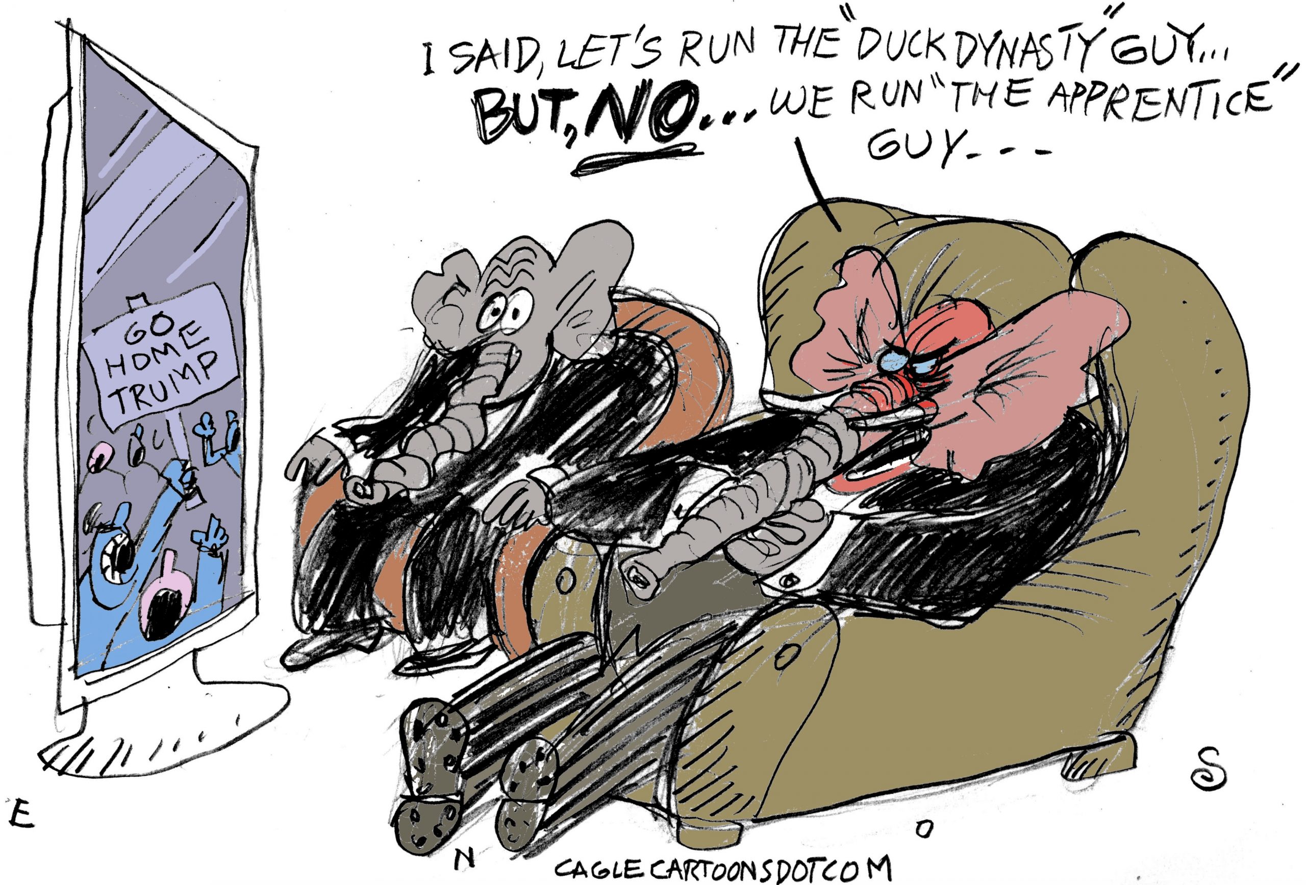 Editorial cartoon: The Apprentice Guy - Washington Examiner