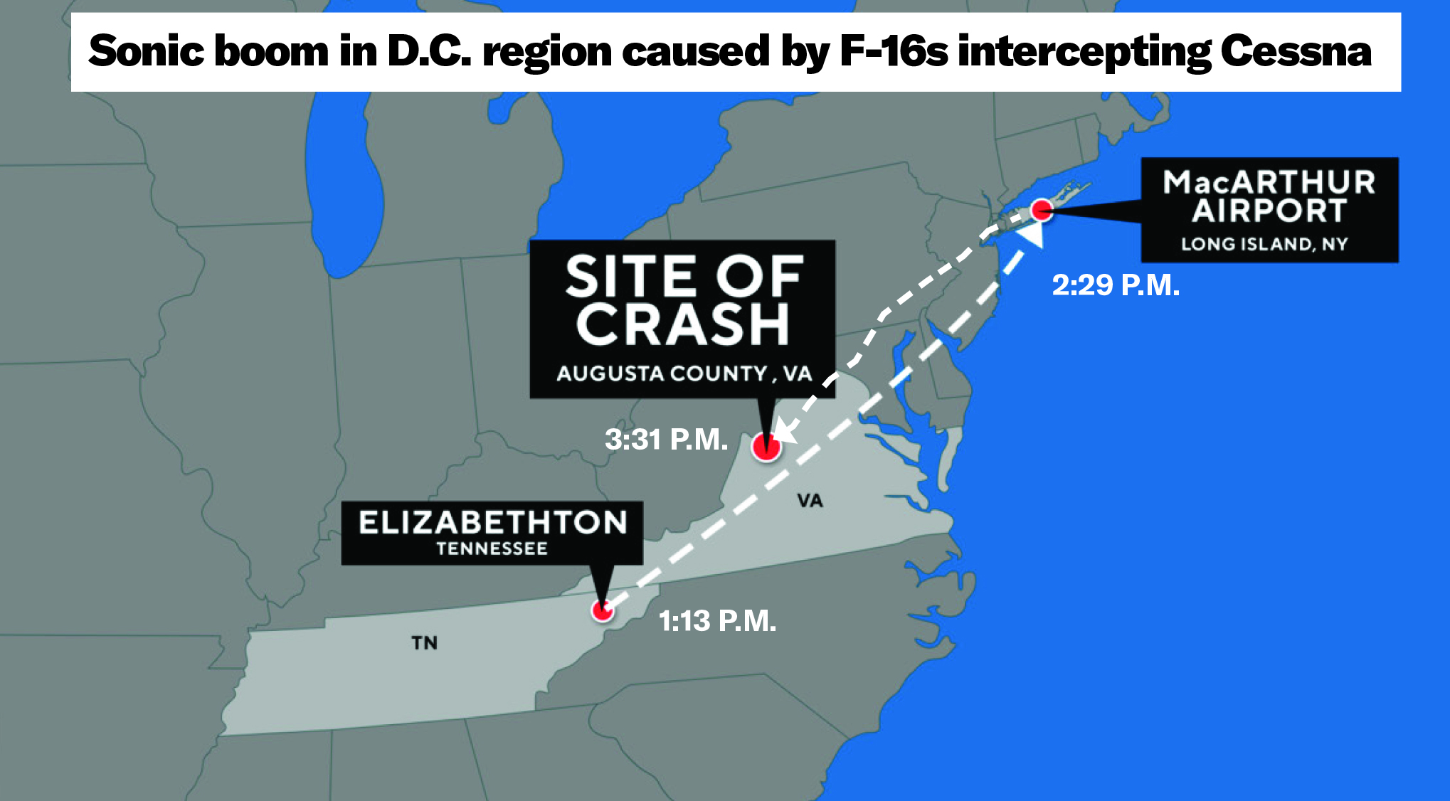 Virginia flight crash: A timeline of what we know - Washington Examiner