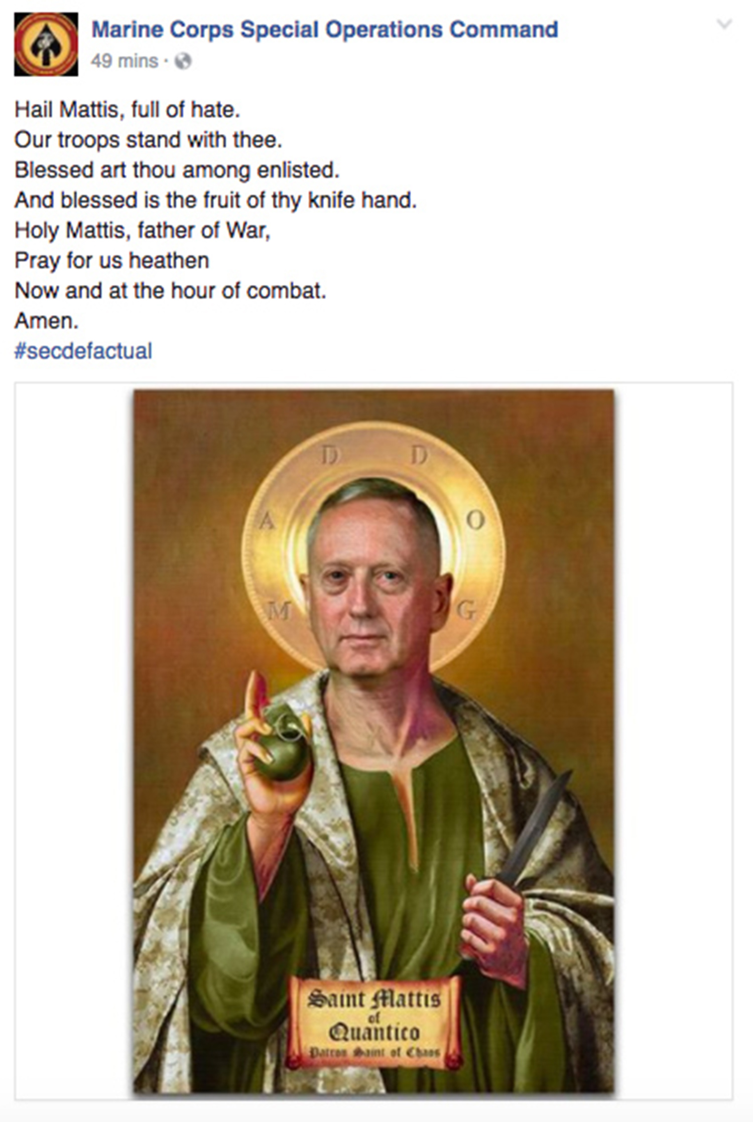 The 9 best (printable) Mattis memes - Washington Examiner