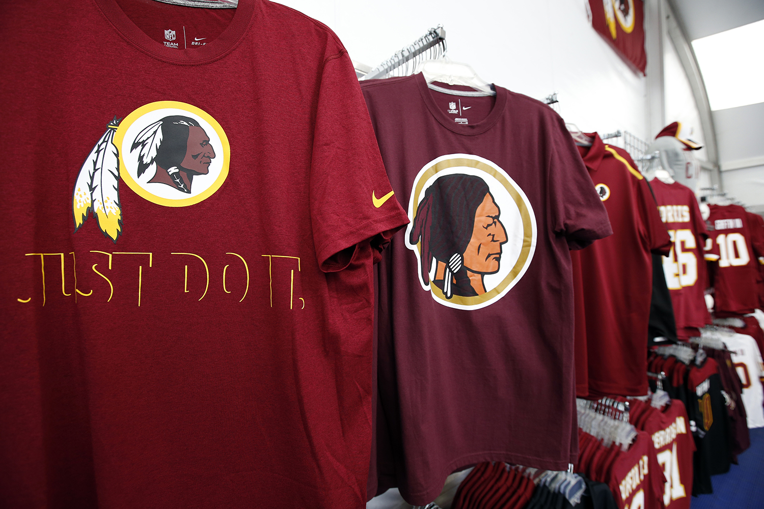 ‘It takes away from the Native Americans’: Son of Redskins logo ...