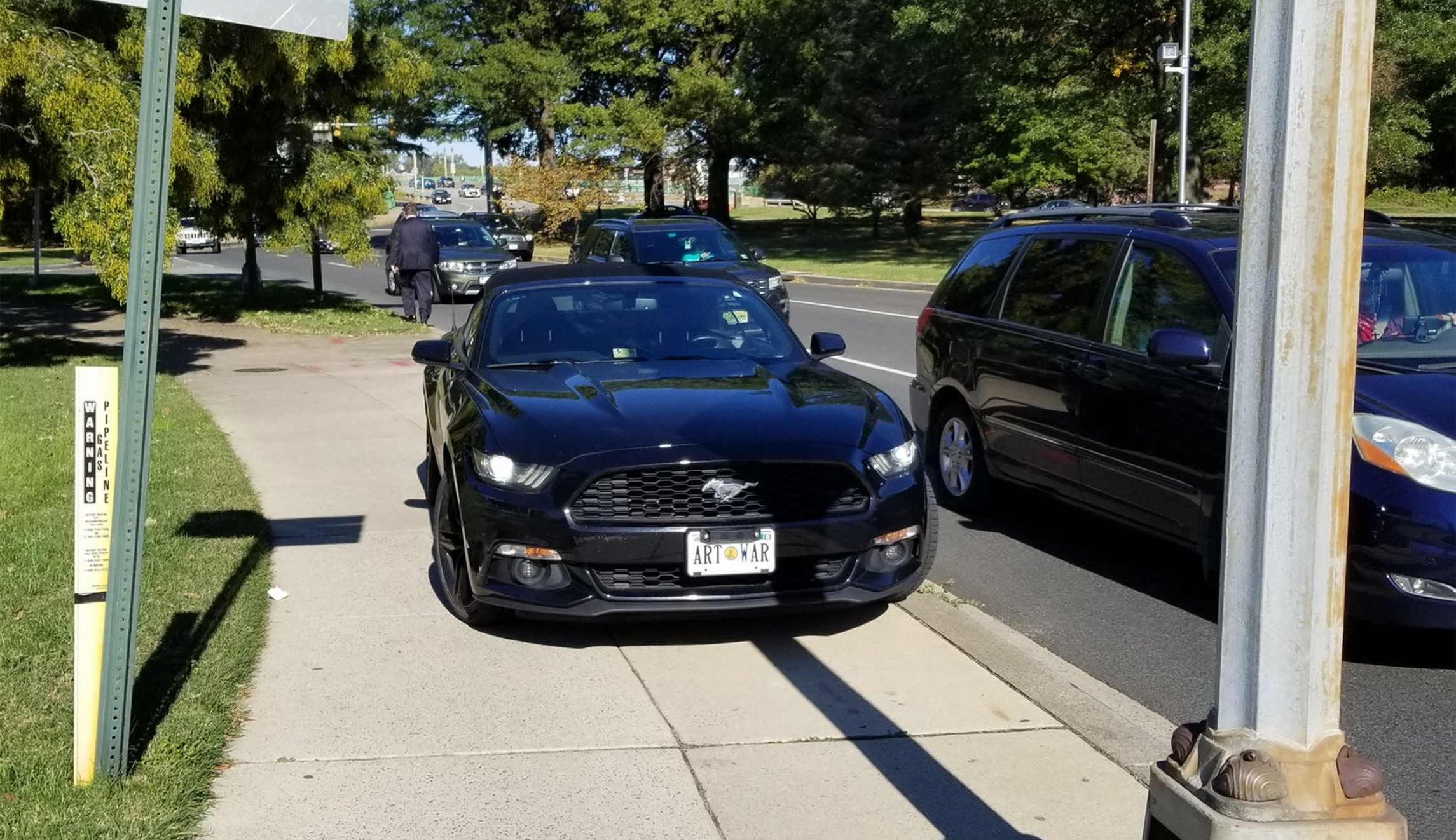 Sebastian Gorka’s car parked on sidewalk? Twitter investigates ...