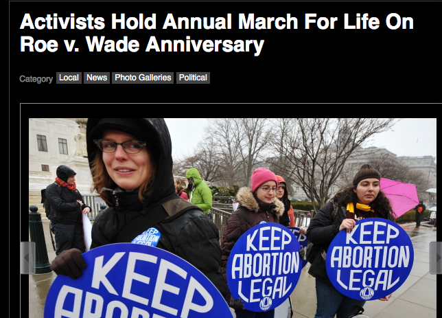 CBS Pro-life slideshow features only pro-choicers - Washington Examiner