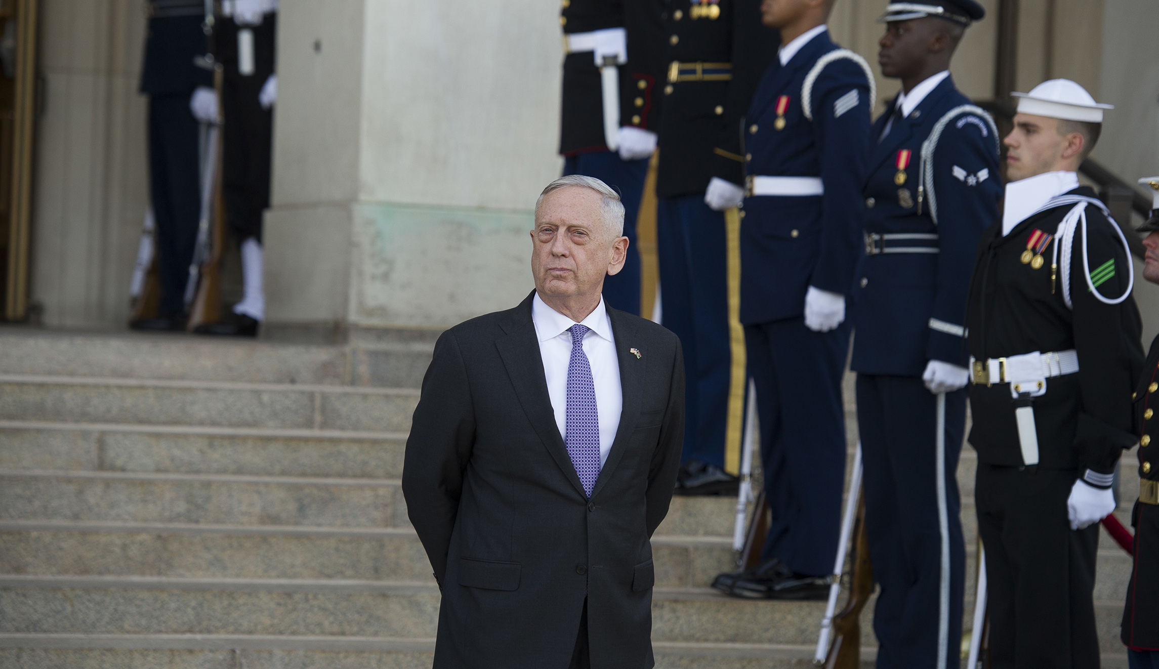 Defense secretary in action: More 'warrior monk' than 'Mad Dog' Mattis ...