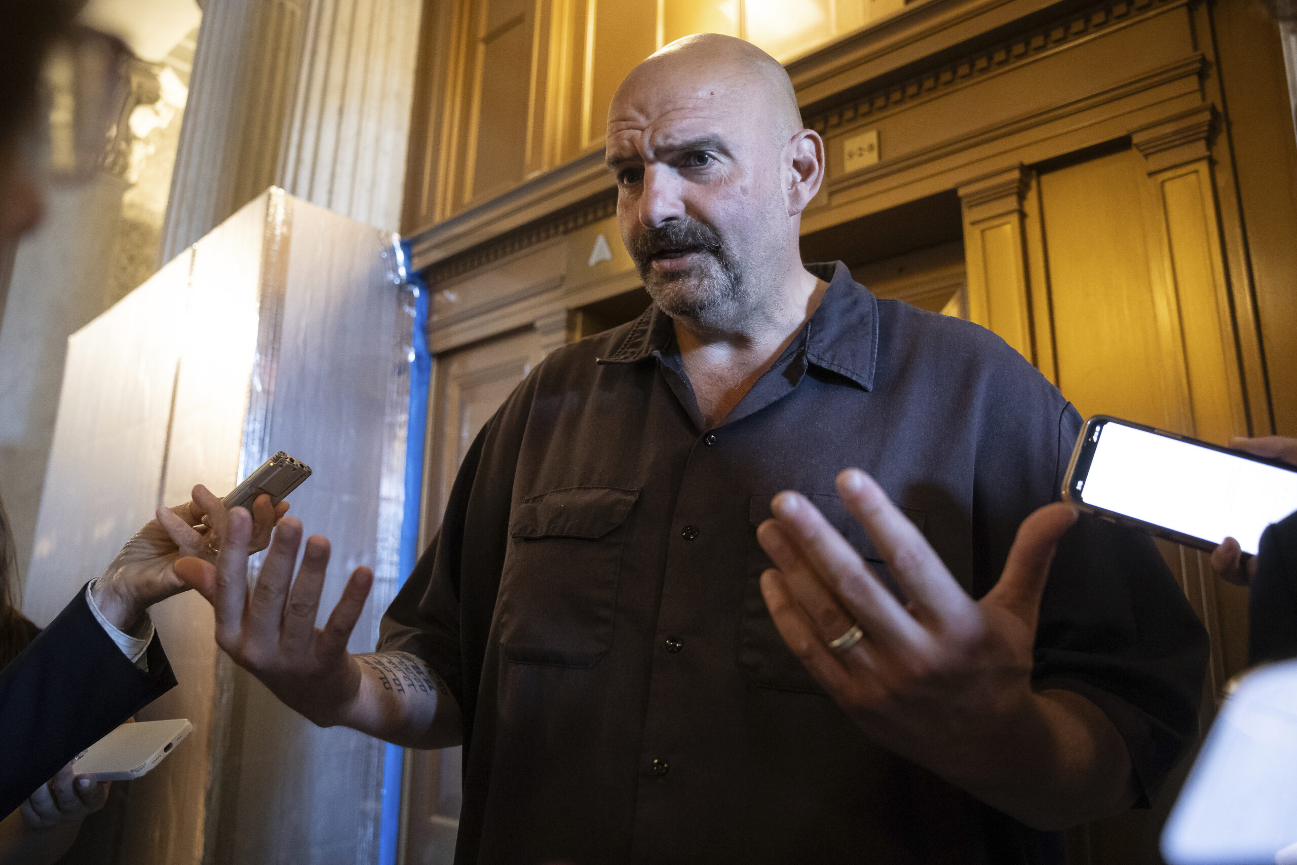 Fetterman says GOP dress code critics worry he will ‘start break ...