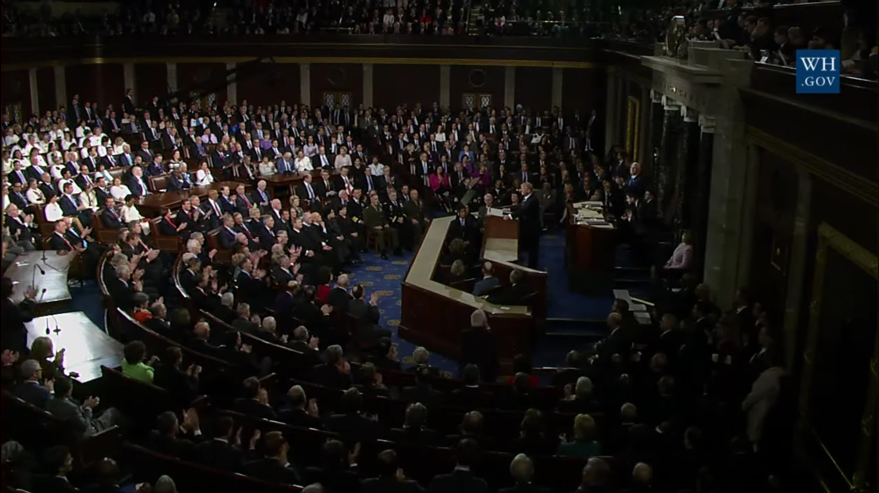 Here are all 53 standing ovation lines from Trump’s speech to Congress ...