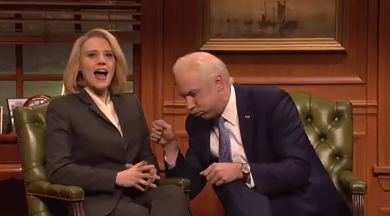 ‘SNL’ takes on hugger, kisser, ‘little bit of a sniffer’ Joe Biden ...