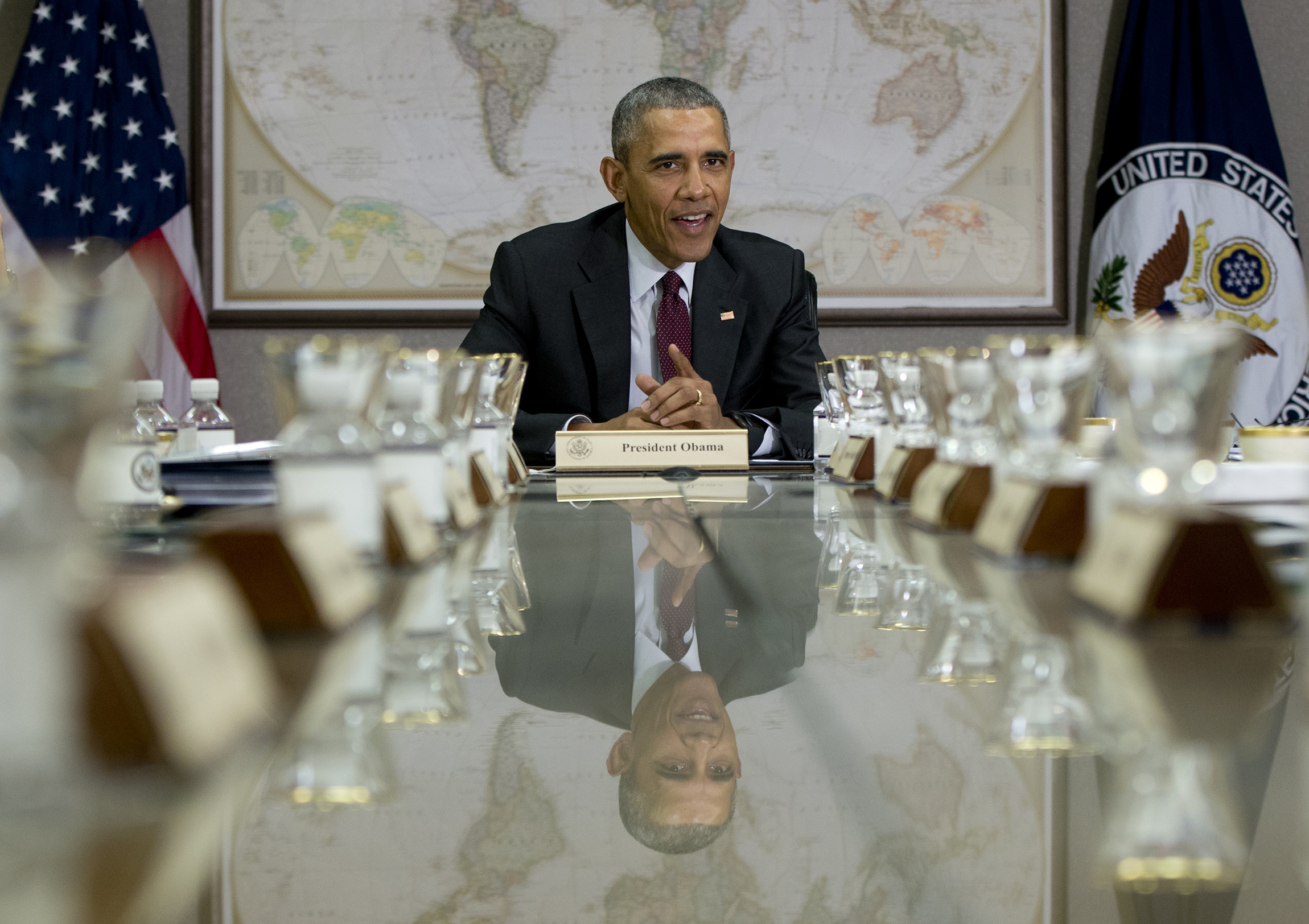State shocker: Obama never promised 'no boots' in Syria - Washington ...
