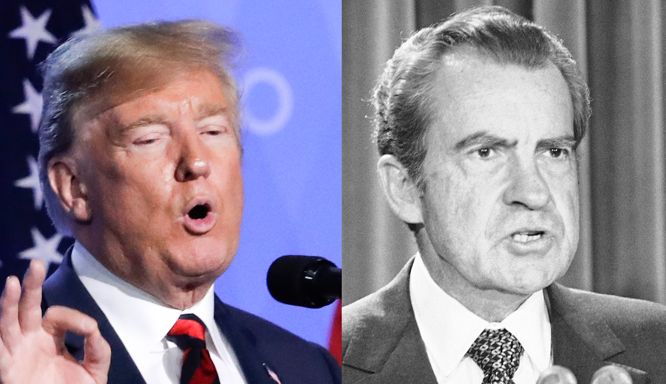 Trump on comparisons to Nixon: ‘He left. I don’t leave’ - Washington ...