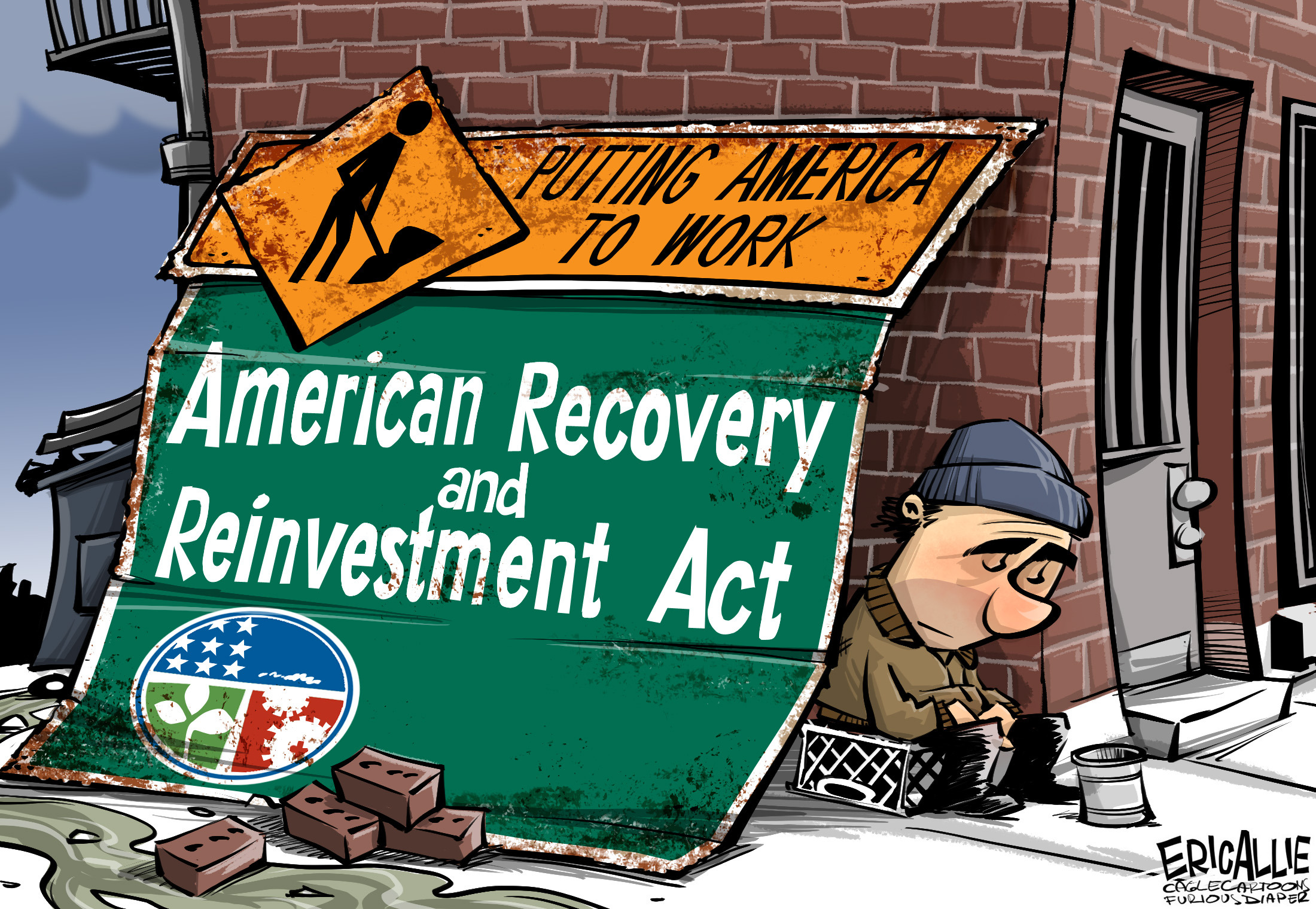 Editorial cartoon: Putting America to work - Washington Examiner