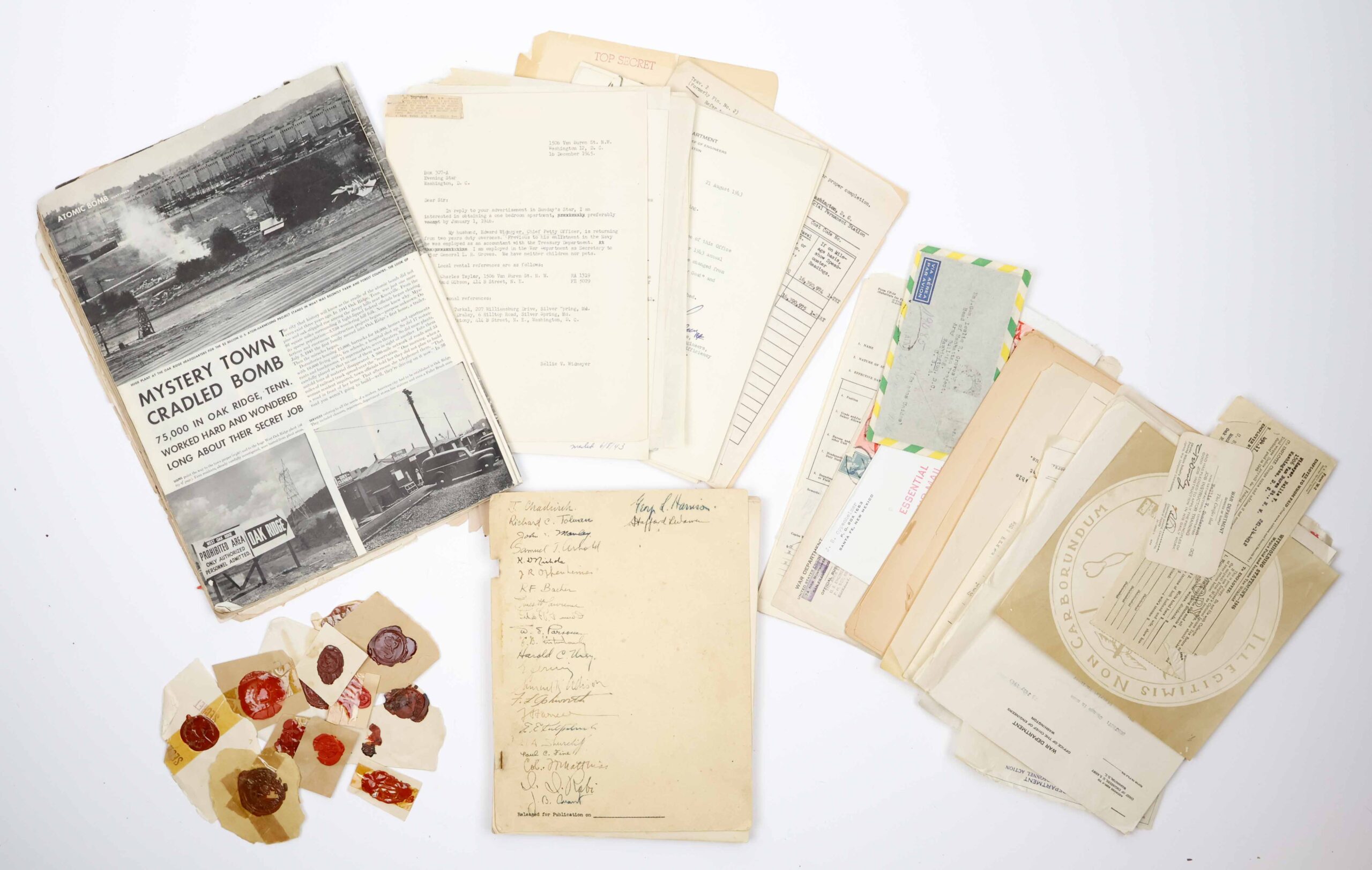 Jaw-dropping find: Manhattan Project autographed book signed by ...