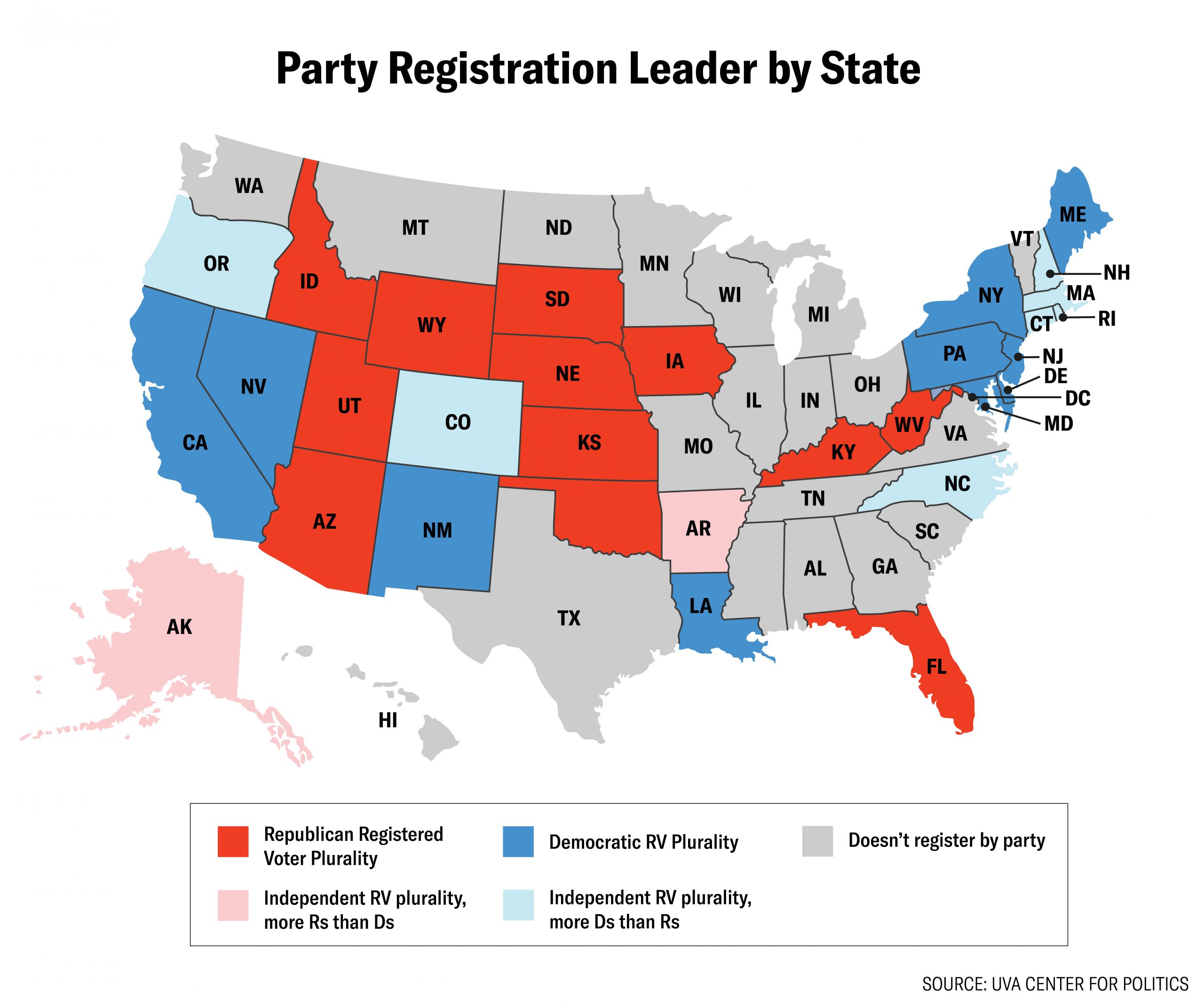 New voter registration data show GOP making major gains and surpassing ...