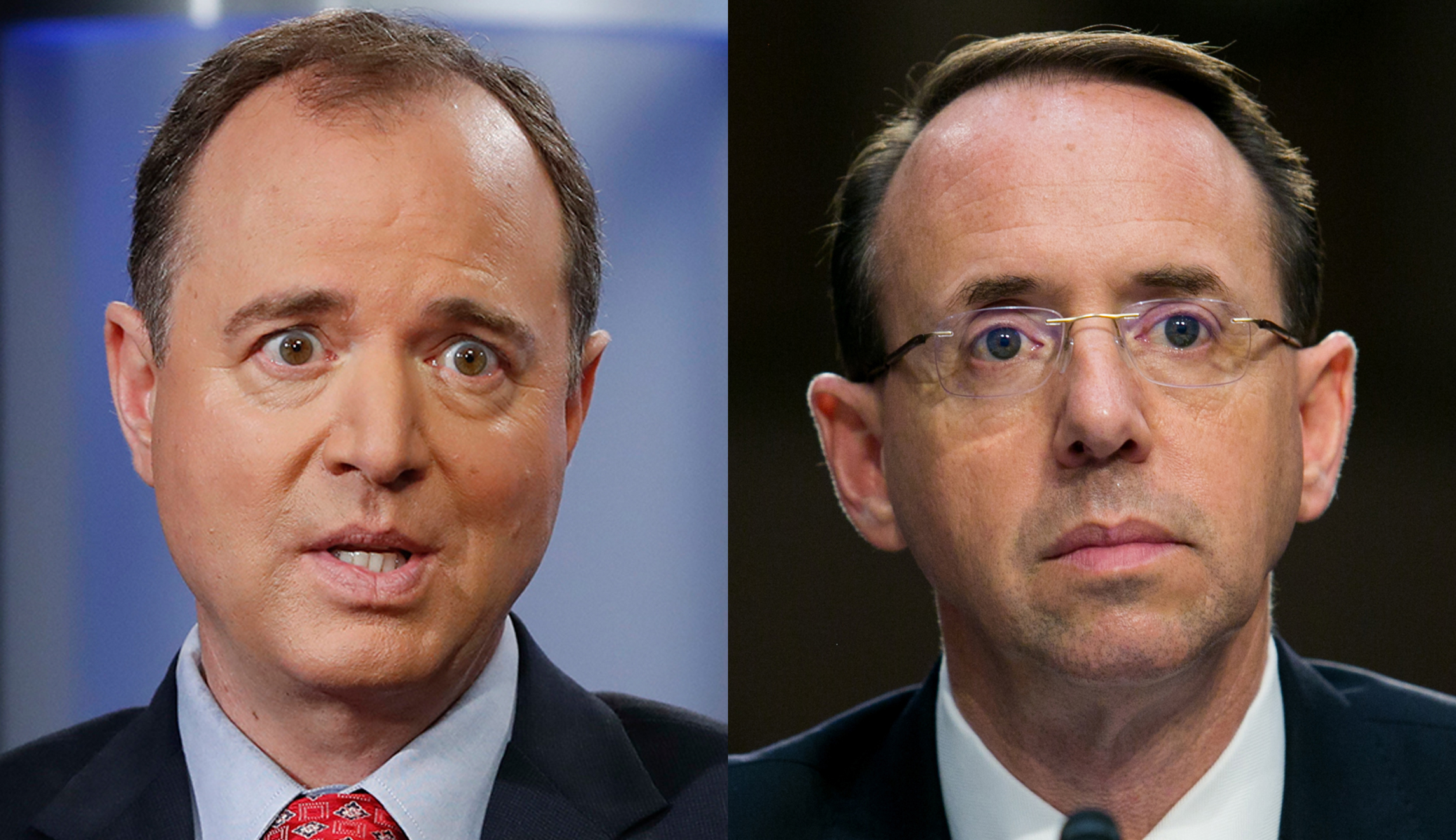 Adam Schiff on Rosenstein: ‘This looks to me like a slow-moving ...