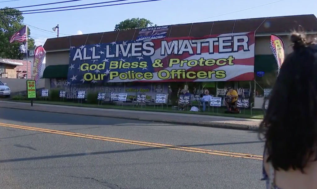Small business owner sticks by 'All Lives Matter' sign: 'When the ...