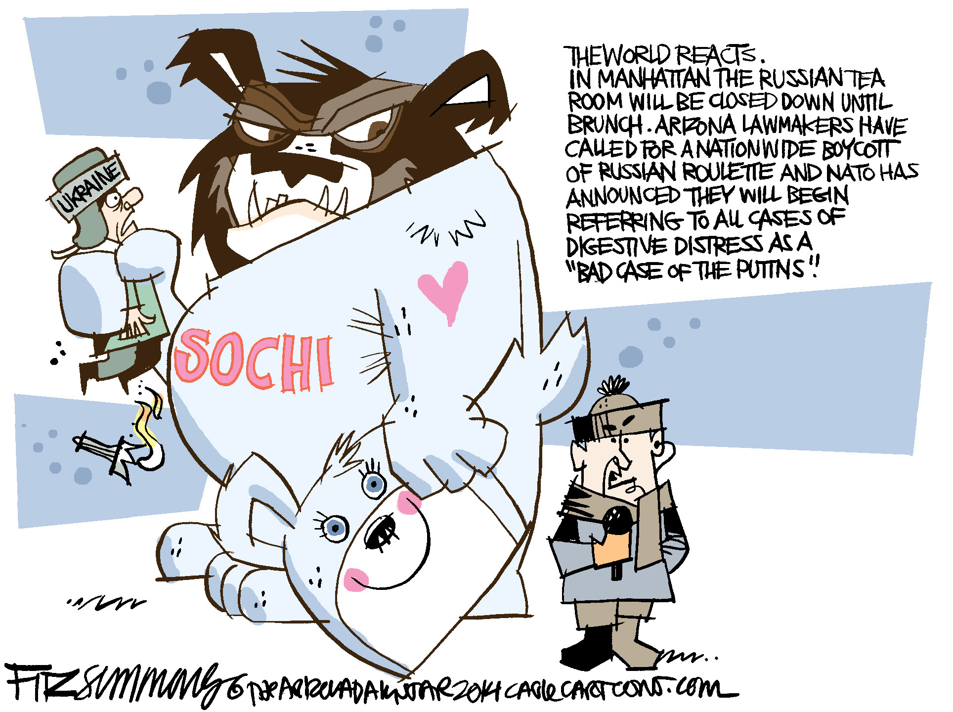Editorial Cartoon Bad Case Of The Putins Washington Examiner