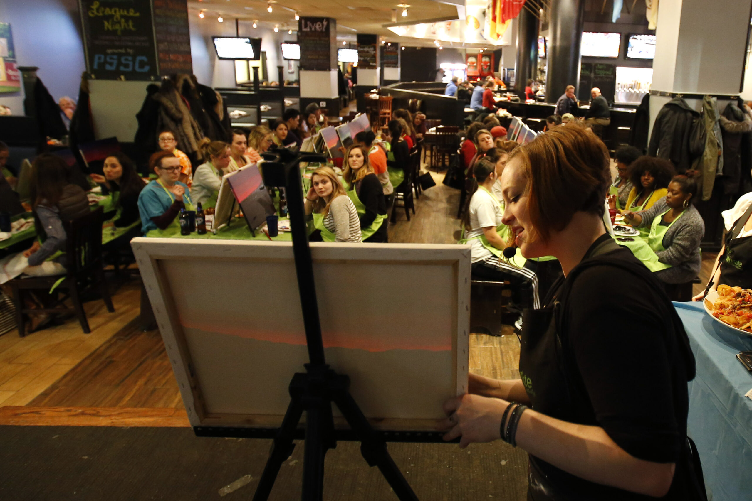 Social painting grows popular at bars, art studios - Washington Examiner